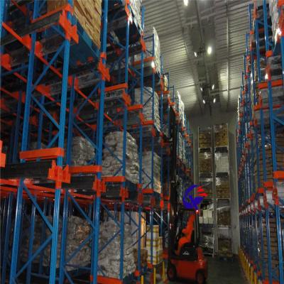 Cina 2000kg Loading Capacity Industry Automated Warehouse Storage Shuttle Pallet Racking in vendita