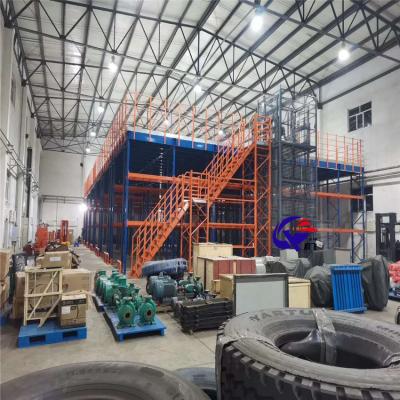 Cina Industry Heavy Duty Customized Mezzanine Floor Racking With Multi Levels Height 5-15m in vendita