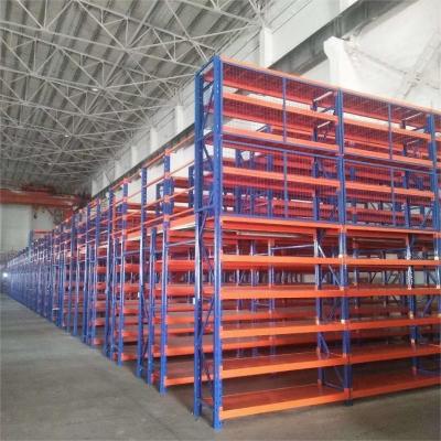 Cina Sistema di scaffalatura a mezzanino ad alta densità per lavori pesanti a più livelli 300 kg-1000 kg/mq in vendita