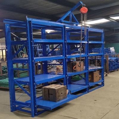 Cina Customized Warehouse Drawer Mold Racking Shelves QIFEI-Mould Rack With 500kg Capacity in vendita