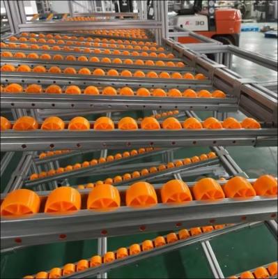 Cina Sistema di flusso di cartoni a gravità Racking di flusso di pallet con pacchetto a rulli Peso lordo 200.000 kg in vendita