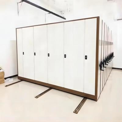 Cina Q235B Material Automatic Mobile Racking System for Space-Saving Warehouse Library in vendita