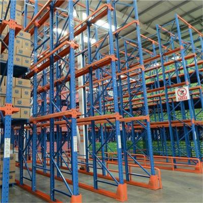 Cina 2000 Pallets Fifo Filo Customized Drive-in Drive-Thru Pallet Racks System For Storage in vendita