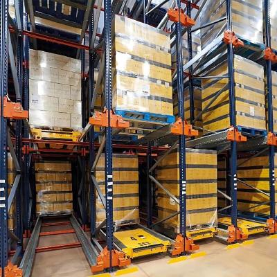 Cina Powder Coating Warehouse Storage Radio Shuttle Rack System For Space-Saving Storage in vendita