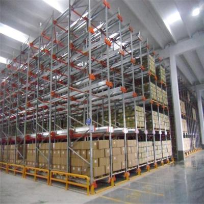 Cina Warehouse Serviceability 1200*1200*3600 Radio Pallet Shuttle Racking For Remote Cart in vendita