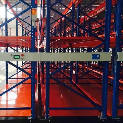 Cina Electric Mobile Pallet Racking Warehouse Retrieval System High Density Automated Type in vendita