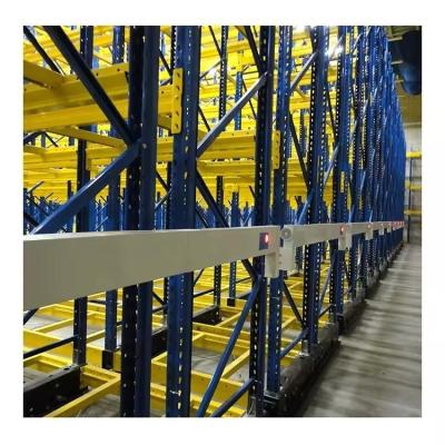 Cina Q235B Material Electric Mobile Pallet Racking System for Automated Warehouse Storage in vendita