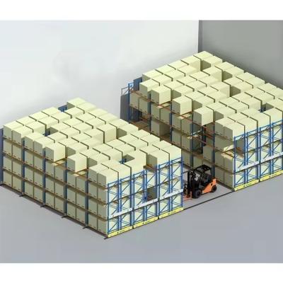 Cina High Space Utilization Guide Rail Electric Mobile Rack Storage System for Pallet Racking in vendita