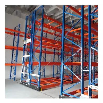 Cina Automatic Pallet Rack QF-Mobile Racking System For Fixed Mobility Storage Solutions in vendita