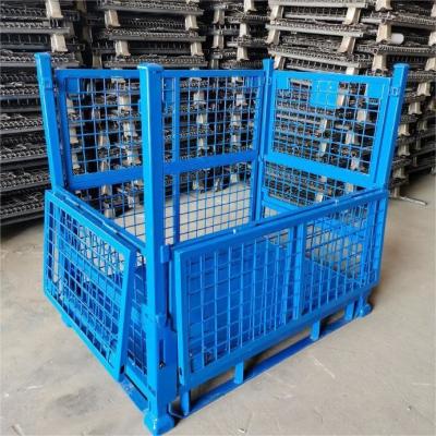 Cina 2000*600*2000 Closed Open Welded Wire Mesh Basket for Warehouse Transport in vendita
