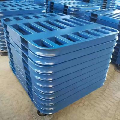 Cina QIFEI-Pallet Customized Industrial Steel Pallet For Long-Lasting Warehouse Storage in vendita