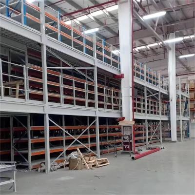 Cina 100.000kg Package Gross Weight Steel Mezzanine Rack For OEM/ODM Industrial Warehouse System in vendita