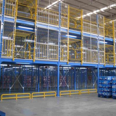 Cina 2000*600*2000 Steel Structure Office Mezzanine Racks For Store Multi-Level Racking in vendita