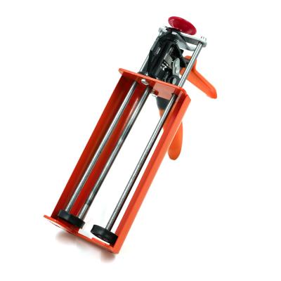 China Pistola de amortecimento de metal de 400 ml 1:1 Pistola de silicone de dois componentes laranja à venda