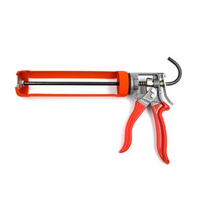 China Relação de empuxo mais alta 24: 1 Laranja Rodada Suave Rodada Mão Arma de silicone para tubos Caulk de 310 ml à venda
