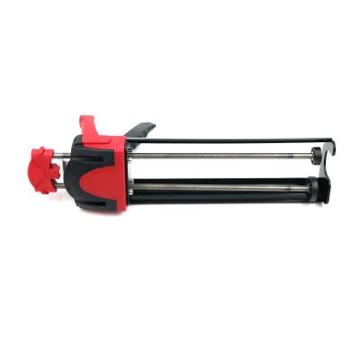 China 585 ml 3:1 Duplo Cartucho Rodada Limpa Mão Pistola de silicone Sealant Pistola de amortecimento à venda