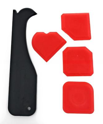 Cina 5 pezzi strumento di caulking set Acrilico di silicone Remover Scraper Fino di macchia strumento per la cucina bagno sigillante giunto di sigillamento in vendita
