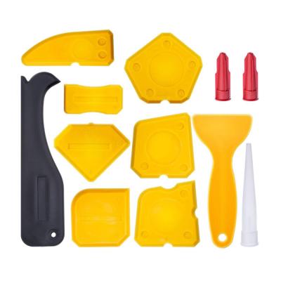 Cina 12pcs Kit di attrezzi per la calcificazione Silicone Sealant Buddy Silicone Trowel in vendita