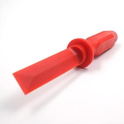 Cina Rovere di raschiatura di scalpello di plastica rossa Strumento di rimozione del peso Non marchiante composto raschiatore set 4PC in vendita
