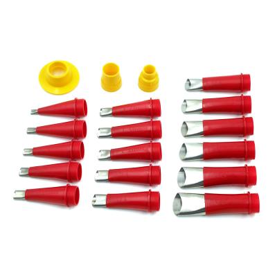Cina 19pcs acciaio inossidabile rosso applicatore di ugelli di calcificazione in vendita