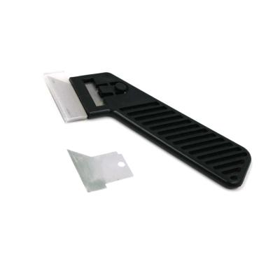 Cina Scraper nero per la rimozione di antico grano di silicone nelle aree sanitarie con lama di ricambio in vendita