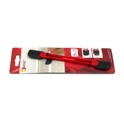 China 1PC 5in1 Caulking Scraper Tool Plastic Handy Razor Silicone Spatula Scraper for sale