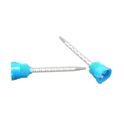 China Plastic Mixer Tubes Tip 50ml 1:1 Epoxy Adhesive Static Mixing Nozzle Tip for sale