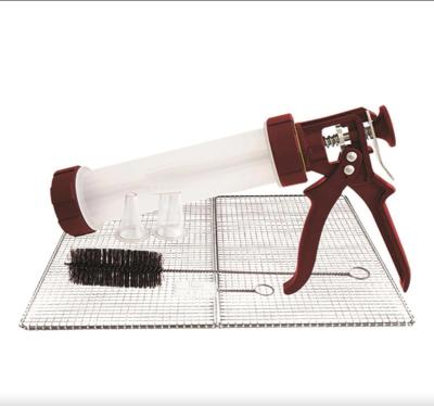 Cina Kit di pistole da carne da 12 pollici con 3 ugelli in acciaio inox in vendita