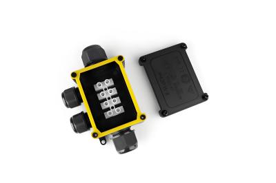 China Waterproof Junction Box IP68 - 1-in-3-Out Cable Gland Through-Type for Data  Power Lines for sale