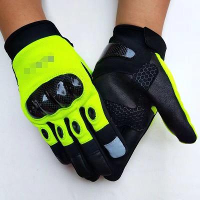 China Leder Militärpolizei Handschuhe Fluoreszenz-Fülle-Finger-Spezialkräfte Dienst im Freien Radfahren zu verkaufen