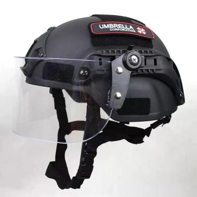 Chine Casque tactique FAST matériau en fibre de verre 1,5 kg anti-émeute anti-écrasement hors de l'espace à cheval entraînement de guerre spécial casque militaire à vendre