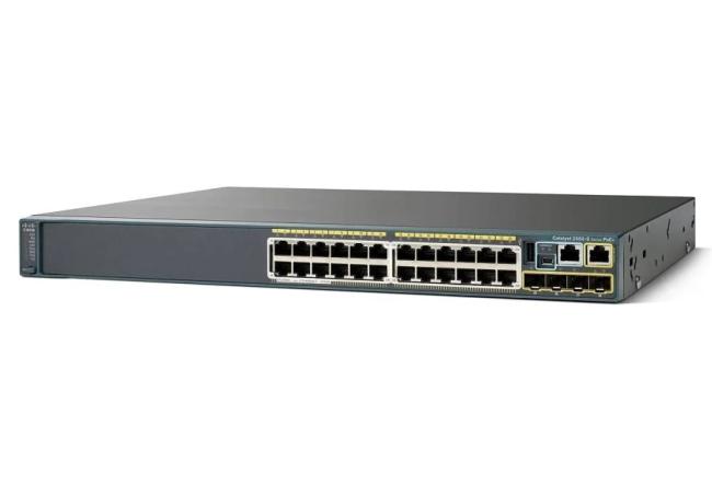 Cisco WS-C2960S-24PS-L 24-Port PoE Gigabit Ethernet Switch
