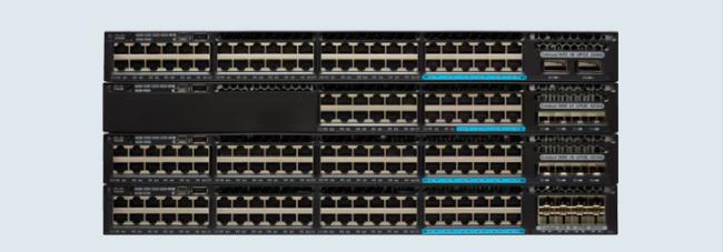 Cisco Catalyst 3650 Series Switch side view