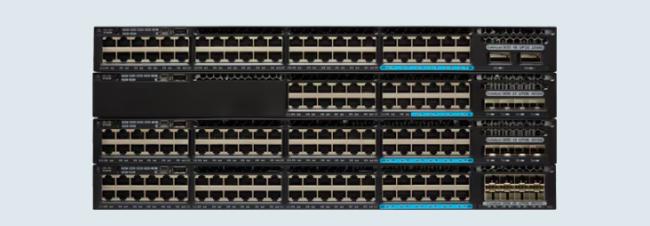 Cisco Catalyst 3650 Series Switch side view