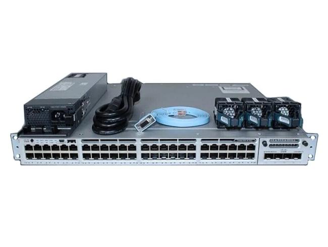 Cisco Catalyst 3850 Series 48-Port Gigabit Ethernet Layer 3 PoE+ Lan Base Network Switch