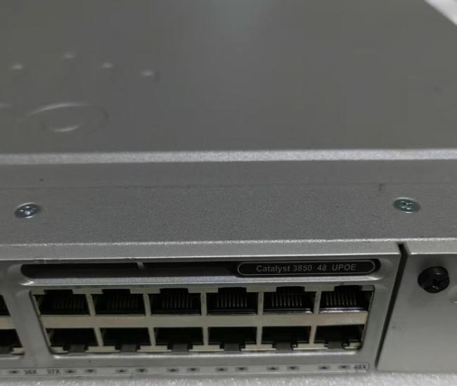 Cisco Catalyst 3850 Series Switch rear view