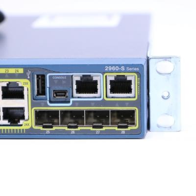 중국 시스코 2960 시리즈 24 포트 4 x SFP LAN 베이스 기가비트 이더넷 스위치 WS-C2960S-24TS-L 판매용