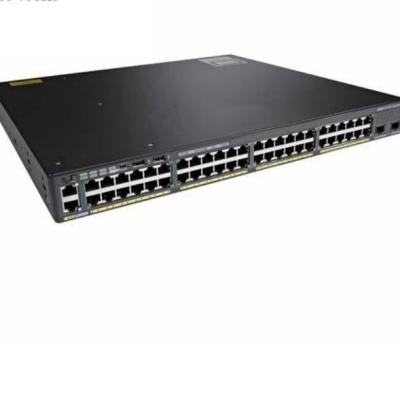 Cina Cisco 2960X serie 48 porte Gigabit Ethernet PoE 740W 4 x 1G SFP LAN Base Switch WS-C2960X-48FPS-L in vendita