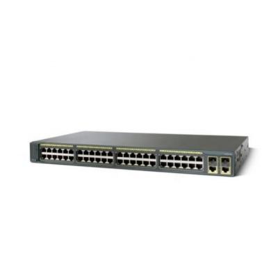 Cina Switch di rete Cisco serie 2960, 48 porte, gestione rete, switch PoE WS-C2960-48PST-L in vendita