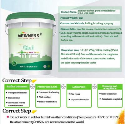 Chine 20 kg/BUCKET Volume Peinture murale pour l'étanchéité intérieure pour une application professionnelle sur rouleau à vendre