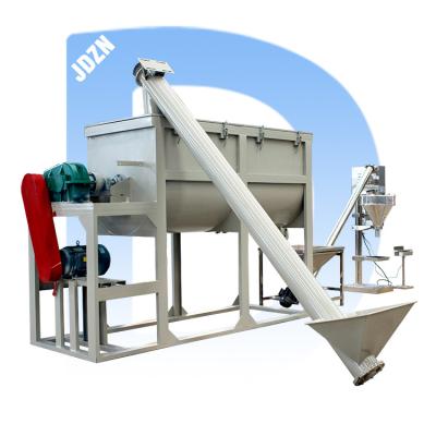 Quality 2.8*0.9*1.6m White Horizontal Feed Powder Mixer Machine for Animal Feed Mixing for sale