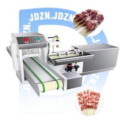 Quality Kebab meat skewer machine satay string making machine automatic mince beef kebab for sale
