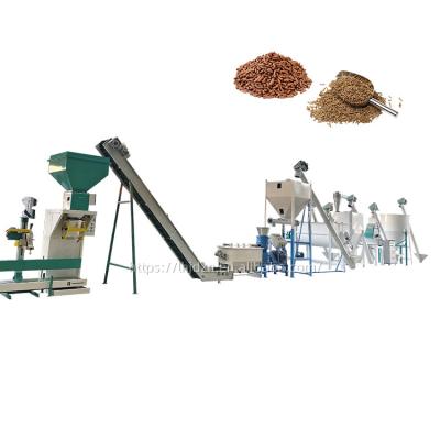 5000 kg Capacity Manufacturing Plant Animal Feed Pellet Production Line for