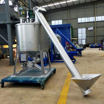 Quality Wall Repair Paste Putty Production Line Dry Powder Mixing Machine with Paddle for sale