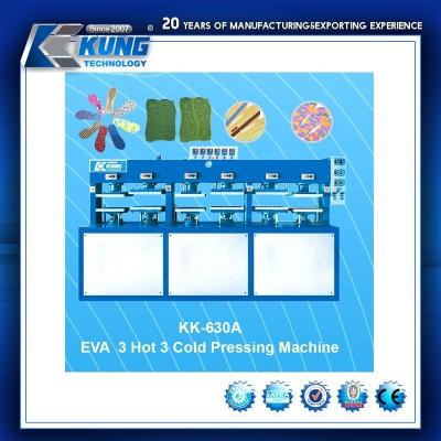 China EVA Hot en het Koude Stootkussen die van de Pers Schuimende Schoen Machines maken Te koop