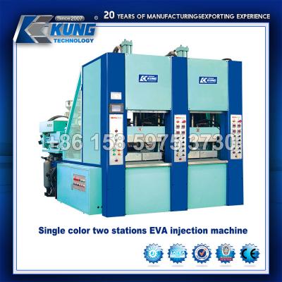China Enige Kleur 2 Posten EVA Injection Machine Te koop