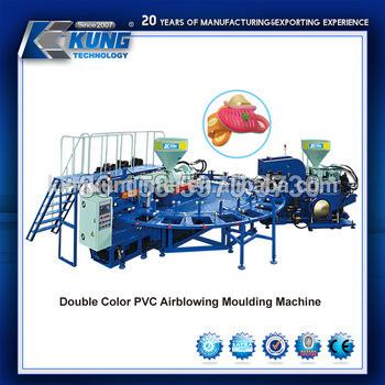 China Luft-Schlageinspritzungs-Maschine PVC-28kw, Plastikschuh-einzige Spritzgussmaschine zu verkaufen