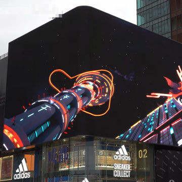 Cina video esposizione di LED senza cuciture delle pareti 3D per installazione fissa all'aperto in vendita