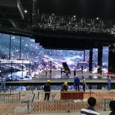 中国 P3.91 Church Indoor Video Wall Giant Event Stage Rental Display Screen For Concert 販売のため