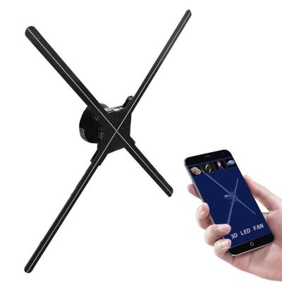 中国 Factory Direct 4 blade display 1920*1080 rotating 3D projector Holographic fan propeller 販売のため